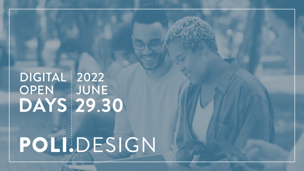 WDO DIGITAL OPEN DAYS – POLI.DESIGN FOUNDED BY POLITECNICO DI MILANO